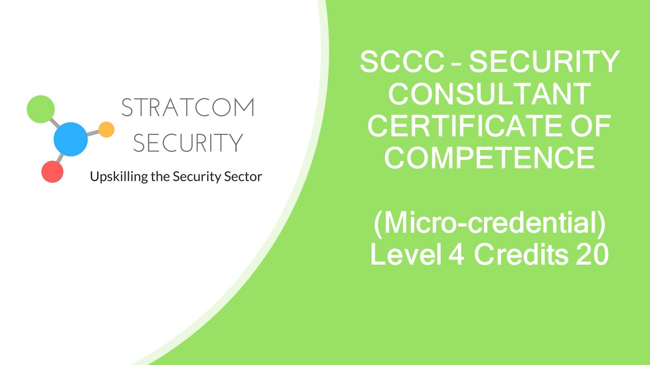 SCCC Security Consultant Certificate of Competence (Micro-credential ...